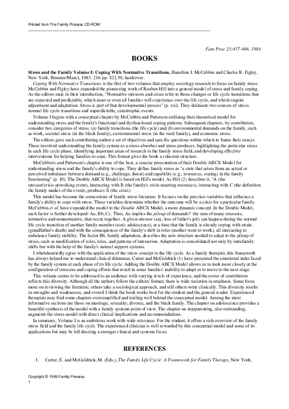(PDF) The Long Struggle: Well-Functioning Working-Class Black Families