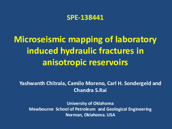 (PDF) Microseismic Mapping of Laboratory Induced Hydraulic Fractures in ...