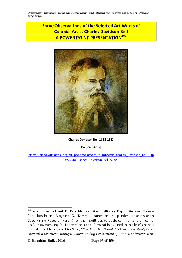 (PDF) Some Observations of the Selected Art Works of Colonial Artist ...