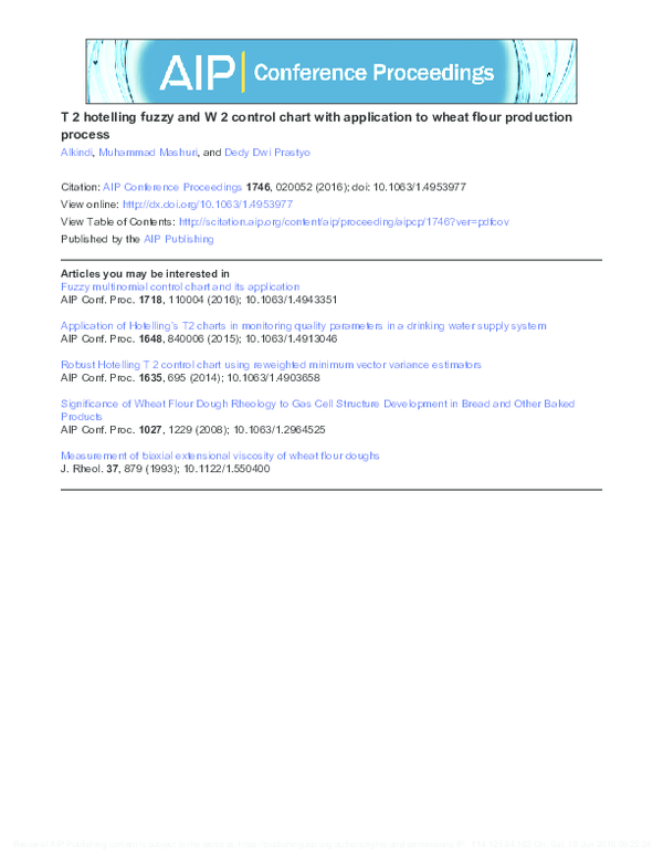 (PDF) T2 hotelling fuzzy and W2 control chart with application to wheat ...