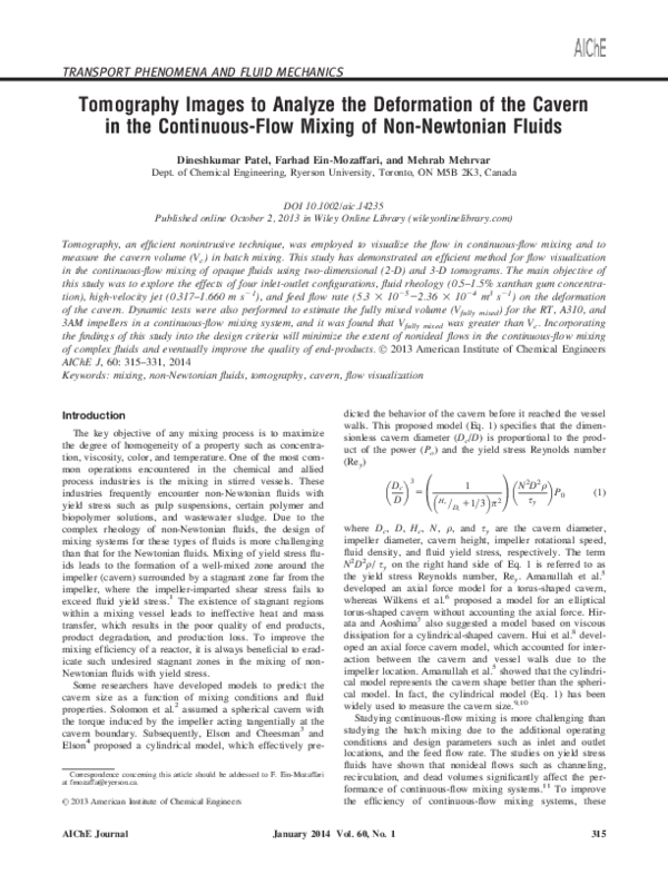 (PDF) Tomography images to analyze the deformation of the cavern in the ...