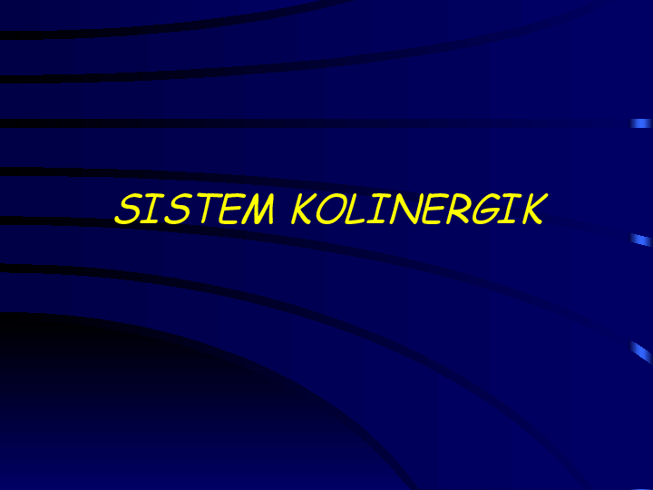 (PPT) KOLINERGIK