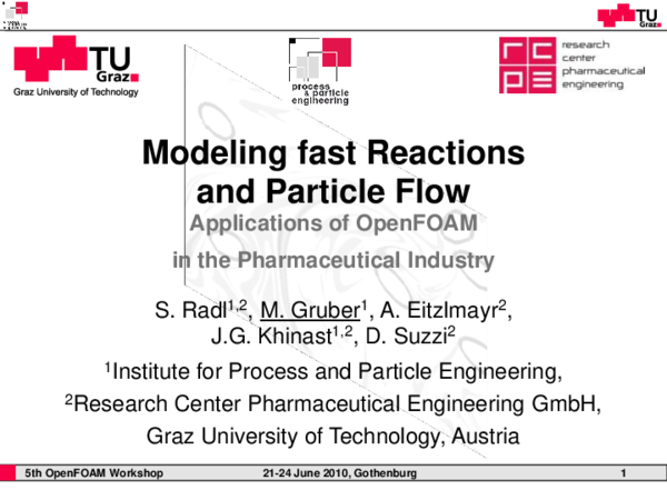 (PDF) Modeling Fast Reactions and Particle Flow