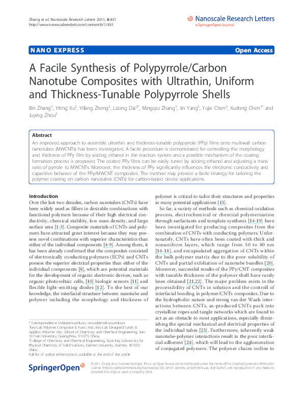 synthèse des polymères