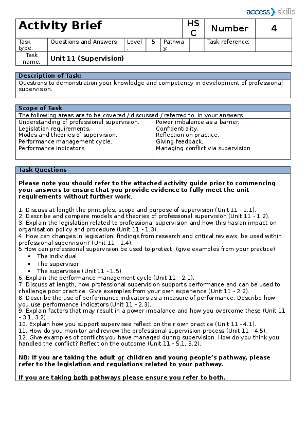 (DOC) Activity Brief HSC Number 4