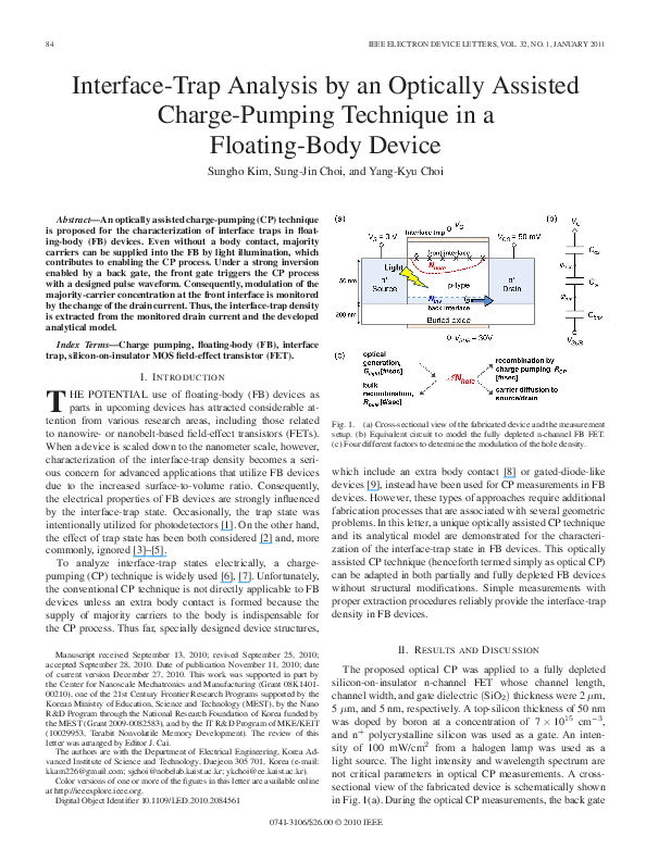 (PDF) Interface-trap analysis by an optically assisted charge-pumping ...