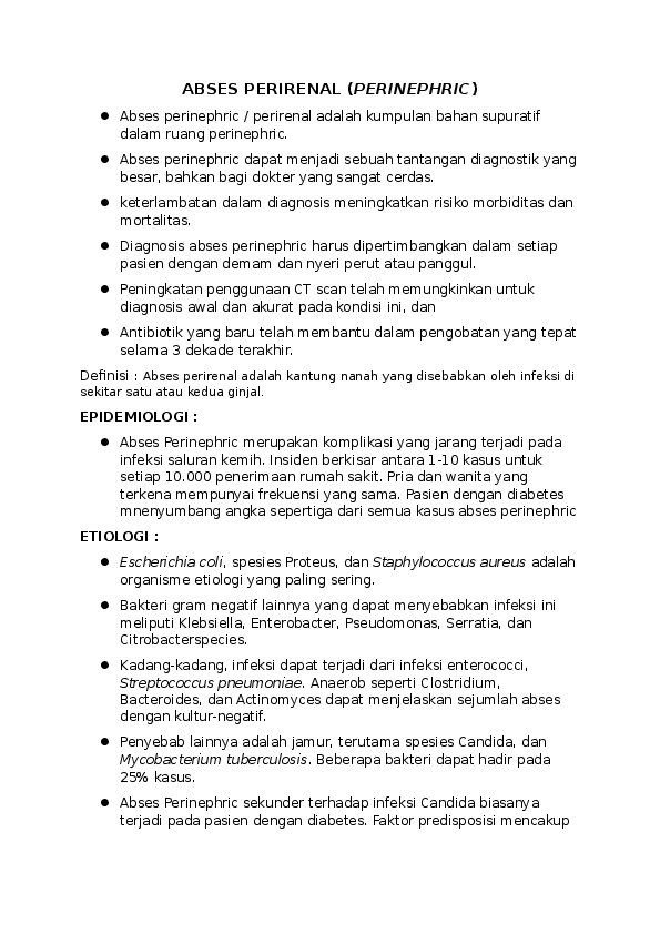 (DOC) ABSES PERIRENAL (PERINEPHRIC