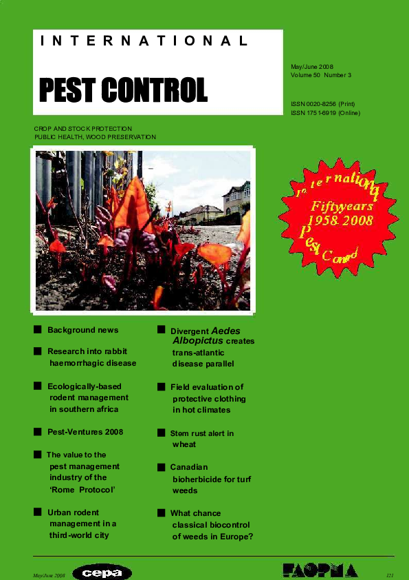 (PDF) The ECORAT project: developing ecologically-based rodent ...