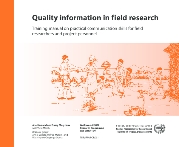 (PDF) Quality information in field research