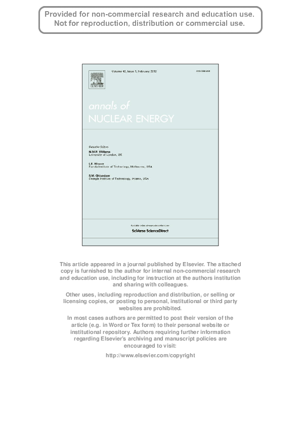 (PDF) Fuel assembly with inert matrix fuel rods as reload options for ...