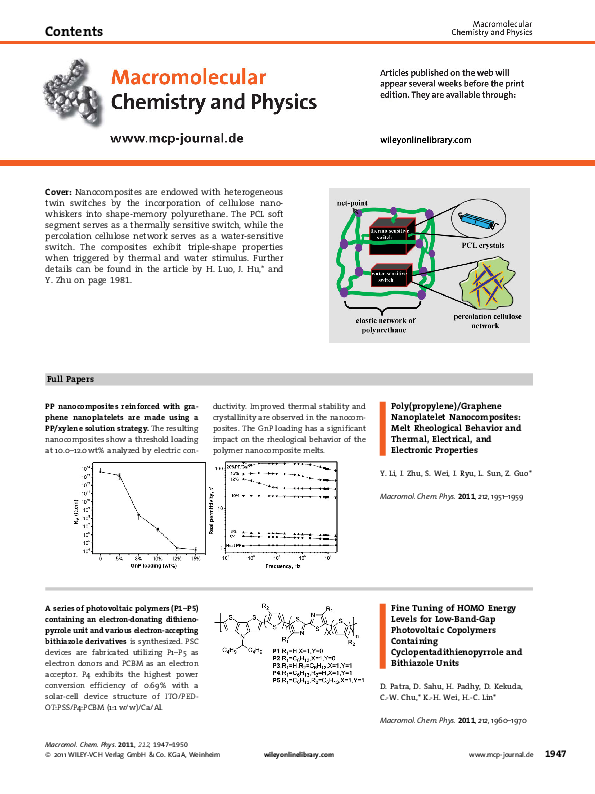 (PDF) Macromol. Chem. Phys. 18/2011