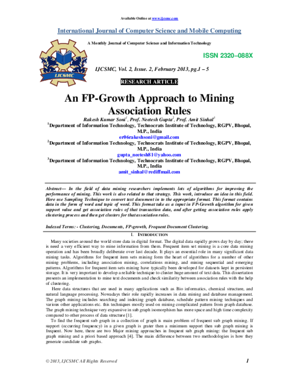 (PDF) An FP-Growth Approach to Mining Association Rules.pdf