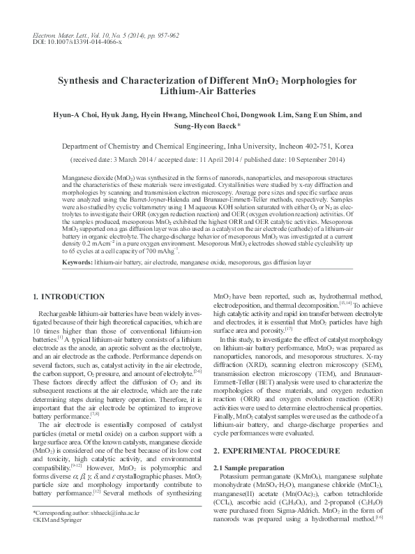 (PDF) Synthesis and Characterization of Different Metal Oxide Nanostructures by Simple ...