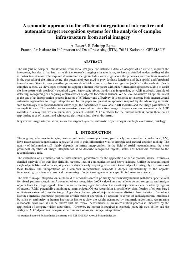 (PDF) A semantic approach to the efficient integration of interactive and automatic target ...