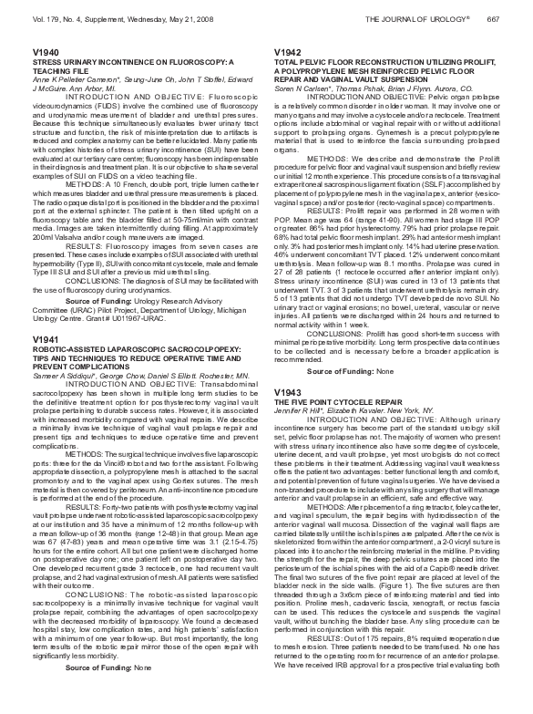 (PDF) TOTAL PELVIC FLOOR RECONSTRUCTION UTILIZING PROLIFT, A ...