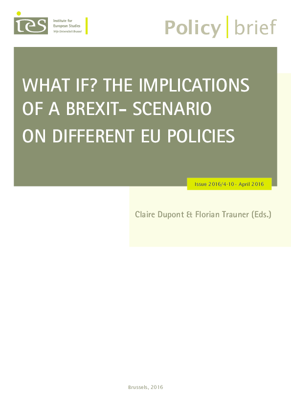 (PDF) What if? The Implications of a Brexit-Scenario on different EU ...