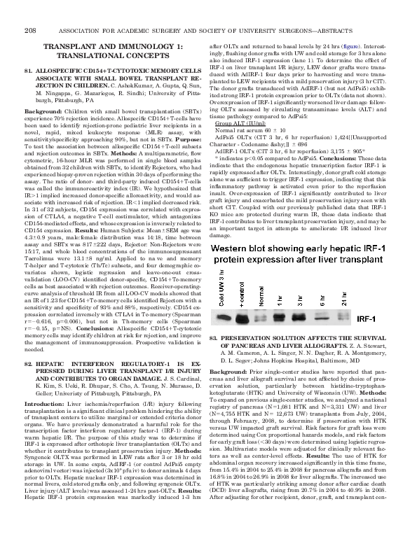 (PDF) 83. Preservation Solution Affects the Survival of Pancreas and ...