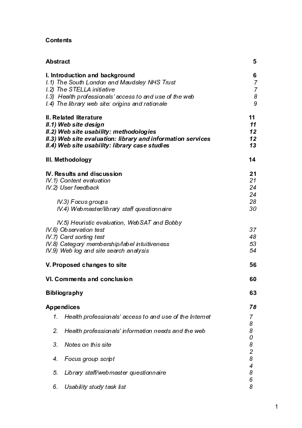 (DOC) Usability evaluation of the South London and Maudsley NHS Trust ...