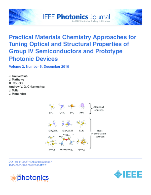 (PDF) Practical Materials Chemistry Approaches for Tuning Optical and Structural Properties of ...