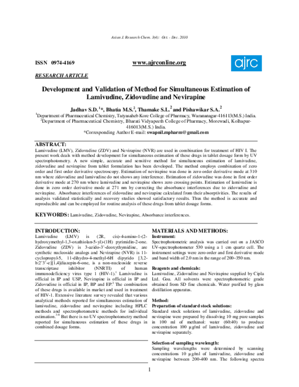 (PDF) Development and validation of a method for simultaneous estimation of ofloxacin and ...