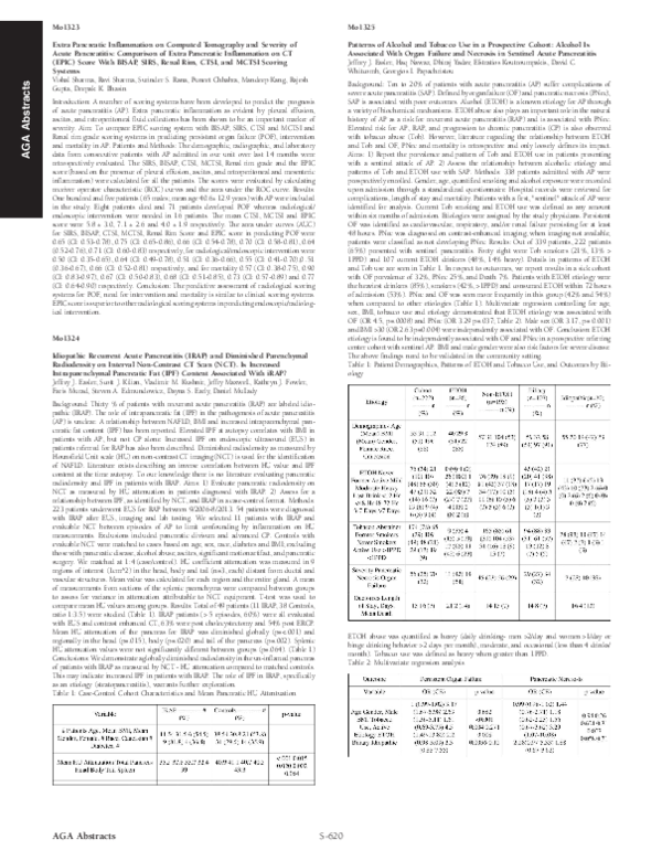 (PDF) Mo1323 Extra Pancreatic Inflammation on Computed Tomography and ...