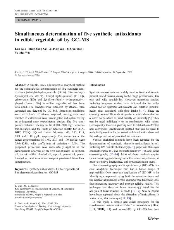 Pdf [simultaneous Determination Of Five Synthetic Sweeteners In Food