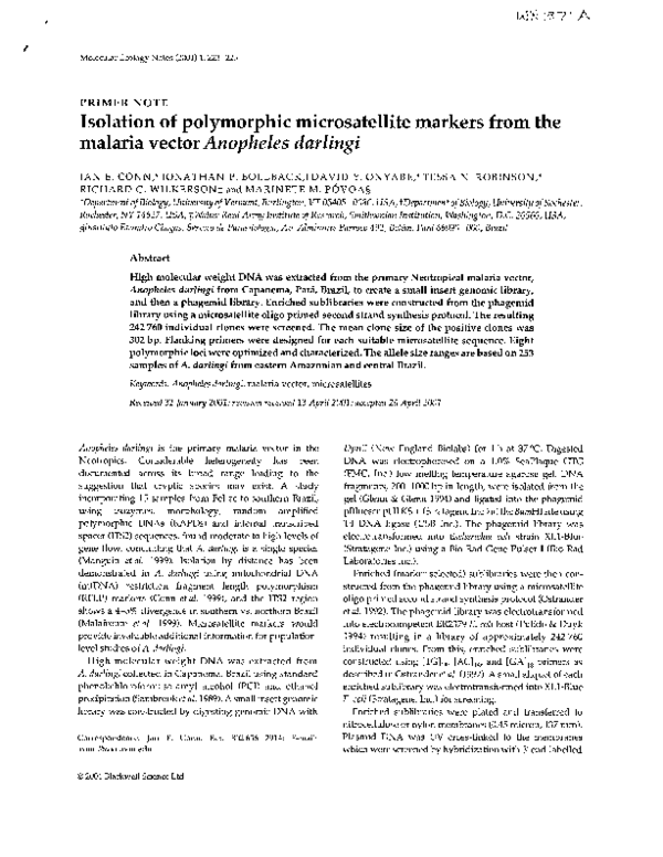 Pdf Isolation Of Polymorphic Microsatellite Markers In The New World Honey Ant Myrmecocystus