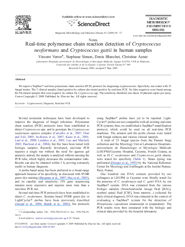 Pdf Real Time Polymerase Chain Reaction Detection Of Methicillin Resistant Staphylococcus