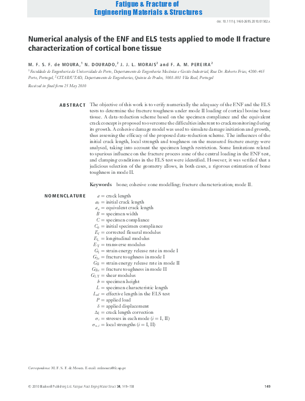 Pdf Application Of The End Loaded Split And Single Leg Bending Tests To The Mixed Mode