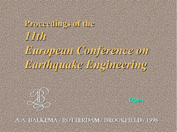 Pdf Non Linear Behavior And Seismic Safety Of Reinforced Concrete