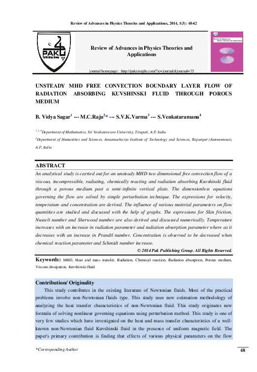 (PDF) Unsteady MHD free convection boundary-layer flow of a nanofluid along a stretching sheet ...
