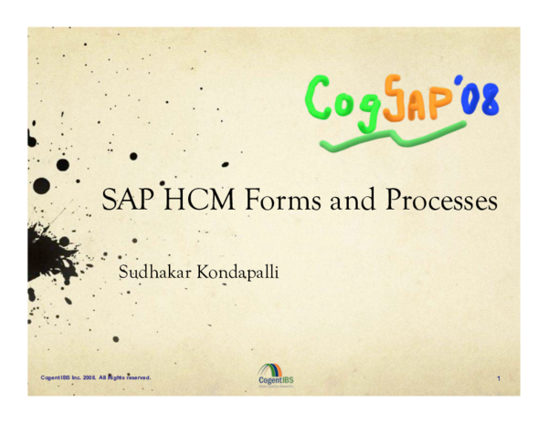 (PDF) SAP HCM Forms and Processes