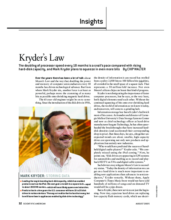 (PDF) Kryder's law