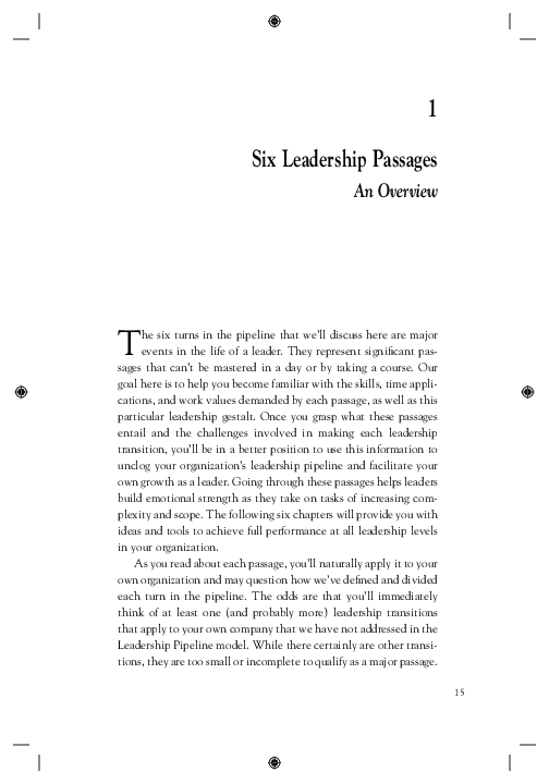 (PDF) Leadership Pipeline sample