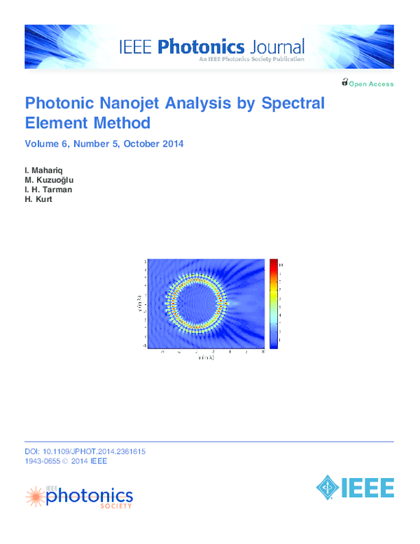 (PDF) Photonic Nanojet Analysis by Spectral Element Method