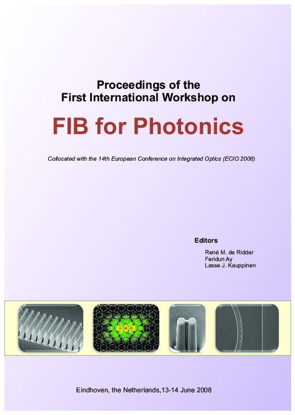 (PDF) Design and Fabrication of a Mid Infra-Red Photonic Crystal Defect ...