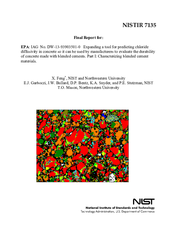 Pdf Expanding A Tool For Predicting Chloride Diffusivity In Concrete