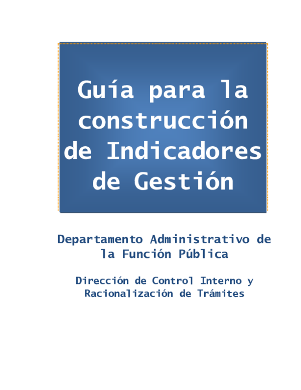 indicadores de gestion pdf