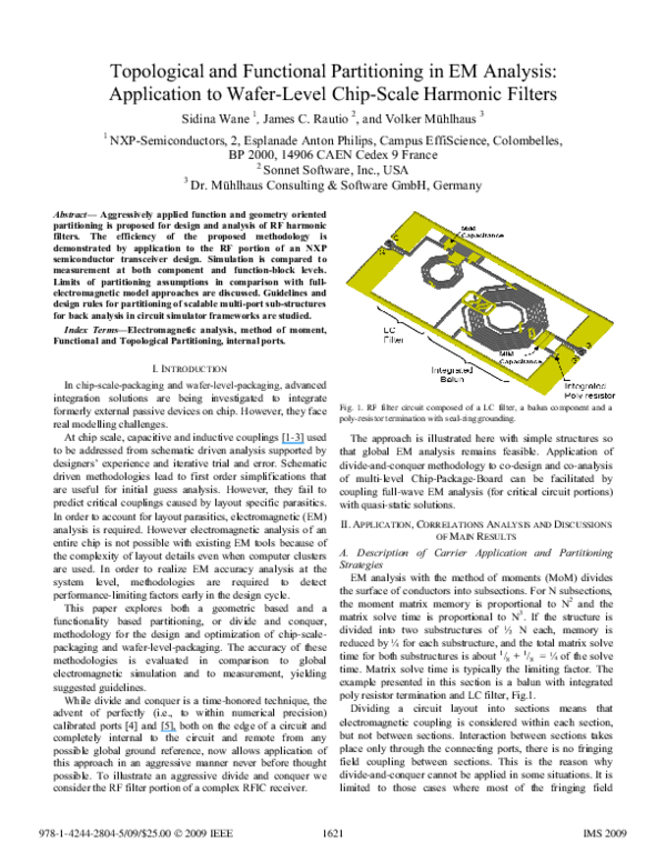 (PDF) Topological and functional partitioning in EM analysis ...
