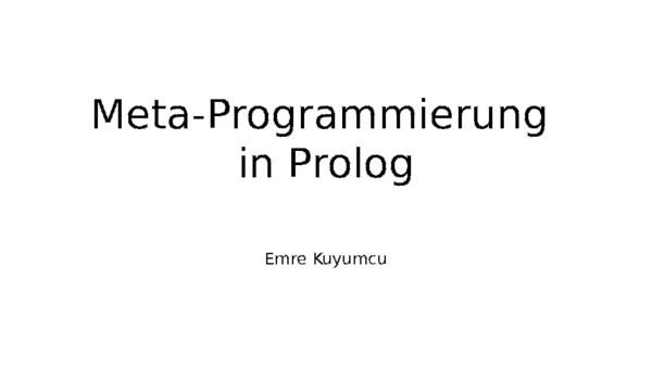(PPT) Metaprogramming