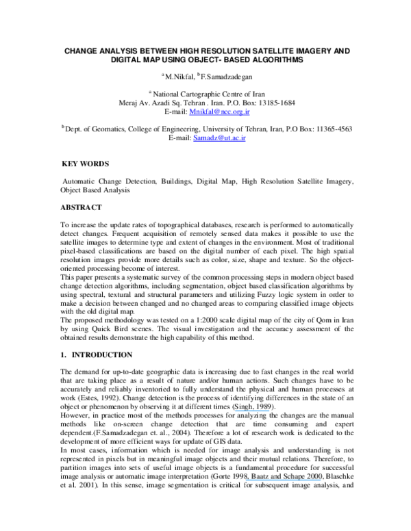 (PDF) Change Detection using Fast Subpixel Mapping Algorithms | R swathi - Academia.edu