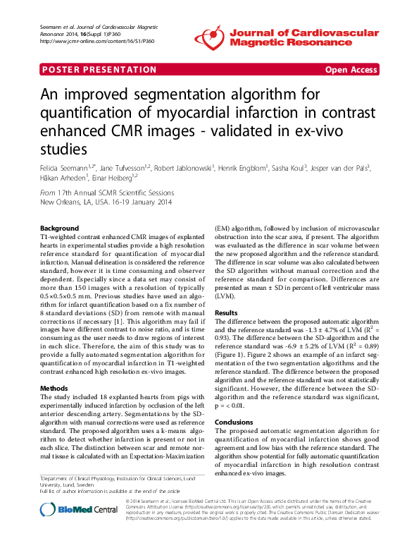 (PDF) An improved segmentation algorithm for quantification of ...