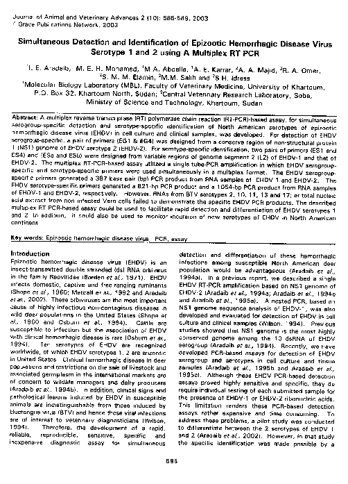 (PDF) Simultaneous Detection and Identification of Four Pome Fruit Viruses by One-Tube Pentaplex ...