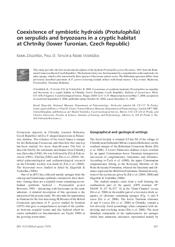 (PDF) Coexistence of symbiotic hydroids (Protulophila) on serpulids and ...