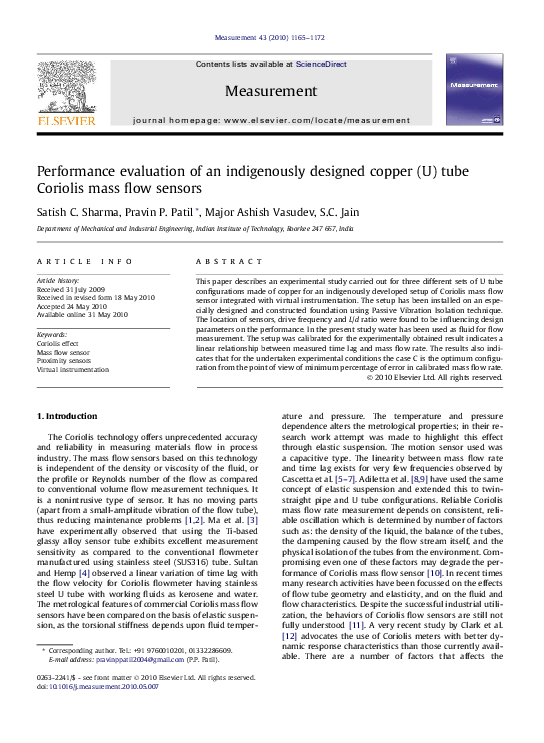 (PDF) Performance evaluation of an indigenously designed copper (U ...