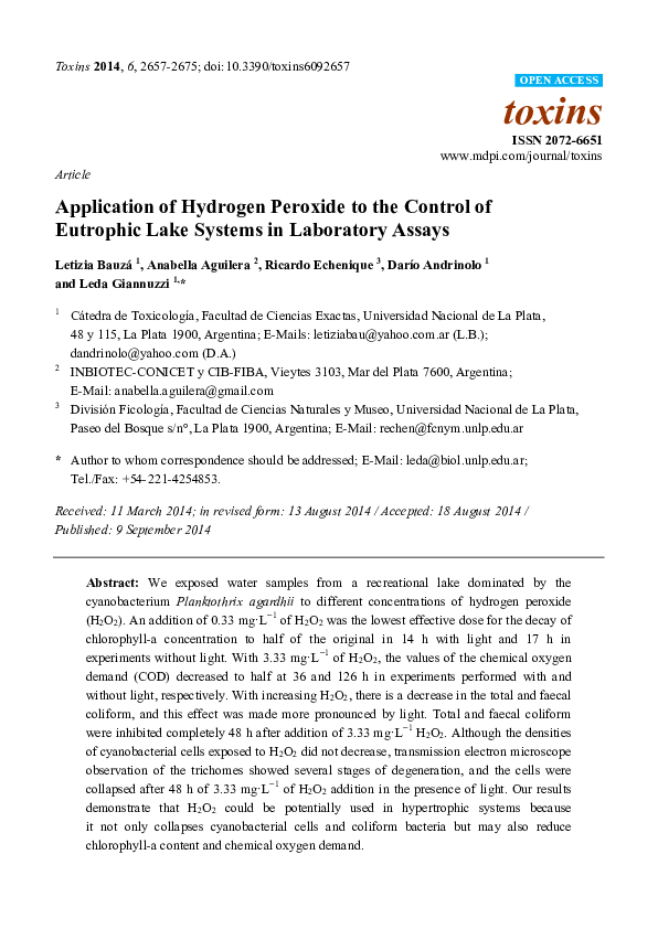 sds's for 30% hydrogen peroxide