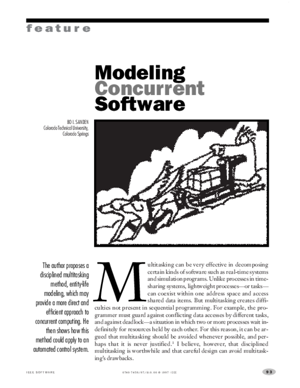 (PDF) Modeling concurrent software | Bo Sanden - Academia.edu