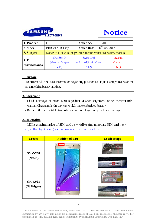 notice samsung tab a6