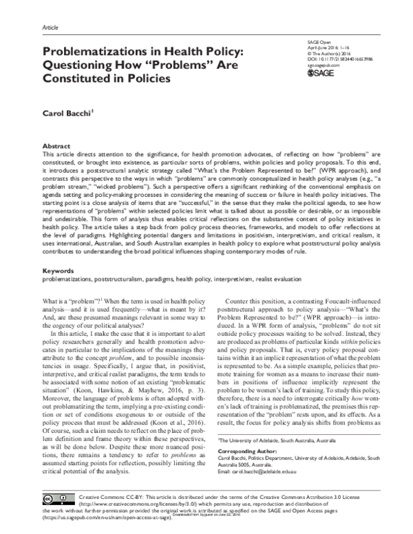 (PDF) Introduction: Seventy Years On: Framing Health Policy in Britain ...