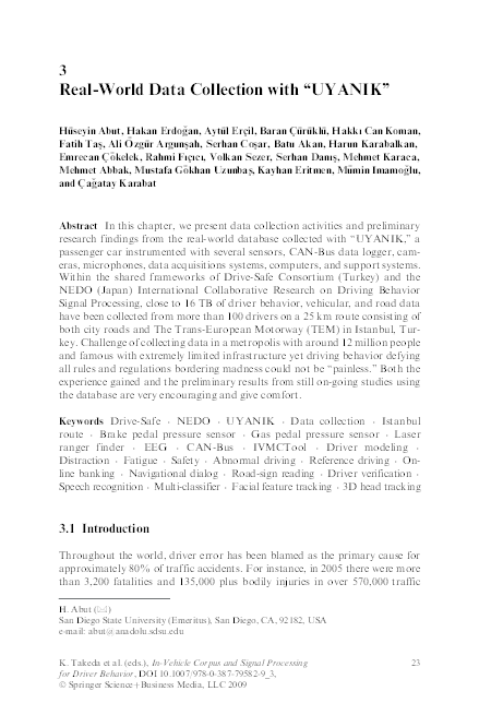 (PDF) Real-World Data Collection with “UYANIK” | mehmet abbak and ...